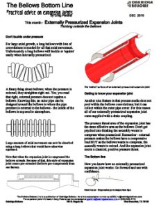 Externally Pressurized Expansion Joints – Oakridge Bellows